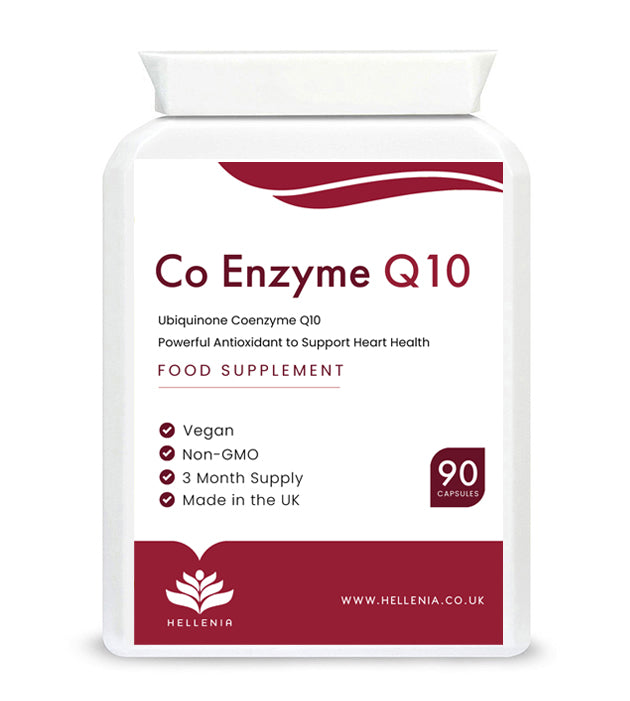 CoEnzyme Q10 - 100mg Capsules - Antioxidant Supplement – Hellenia ...
