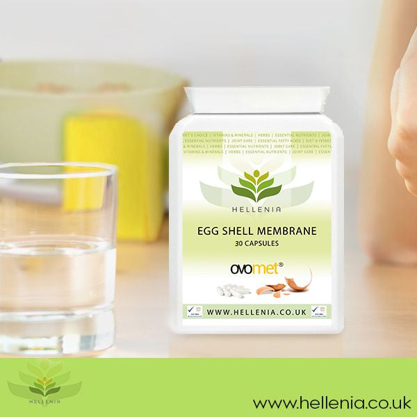 Ovomet® Egg Shell Membrane 300mg Capsules - joint health – Hellenia ...