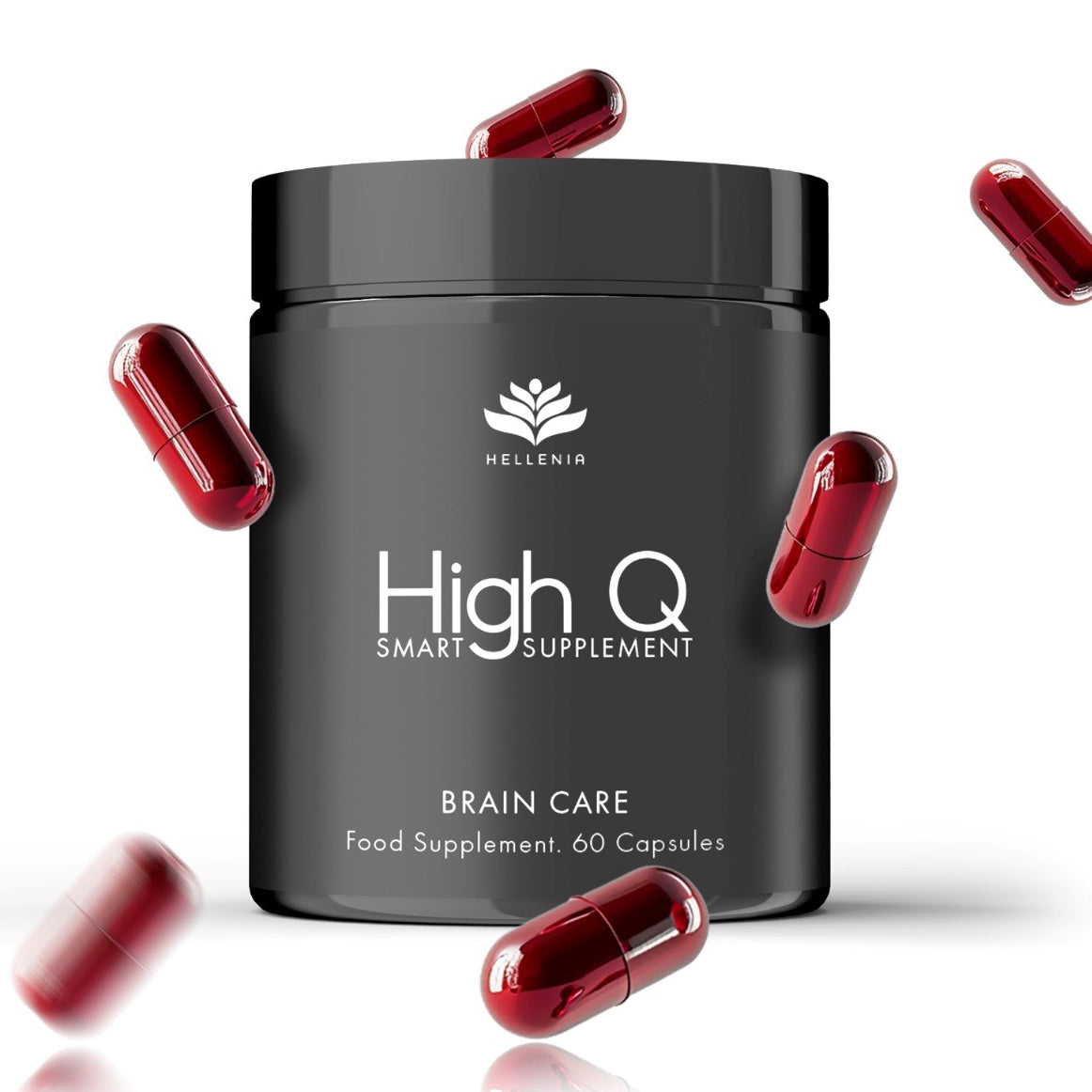 HIGH Q - Brain Capsules (Red) - Smart Supplement – Hellenia Healthfoods