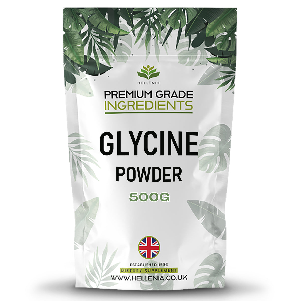 PREMIUM GRADE INGREDIENTS - L-Glycine Powder - 500g – Hellenia Healthfoods