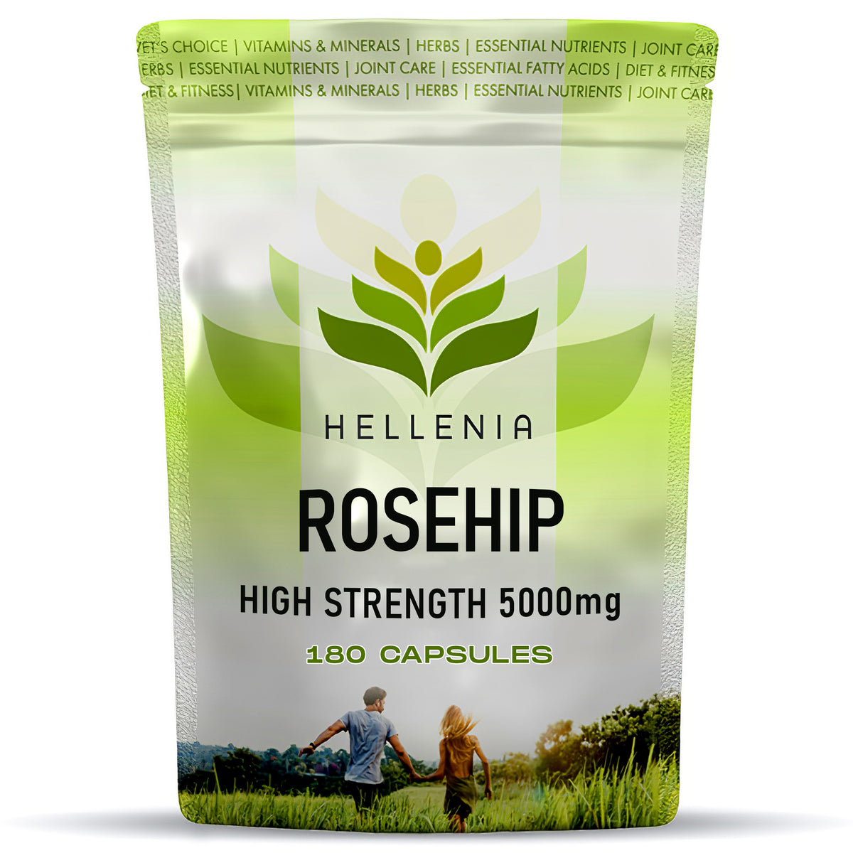 Rosehip 5000mg High Strength Capsules by Hellenia – Hellenia Healthfoods