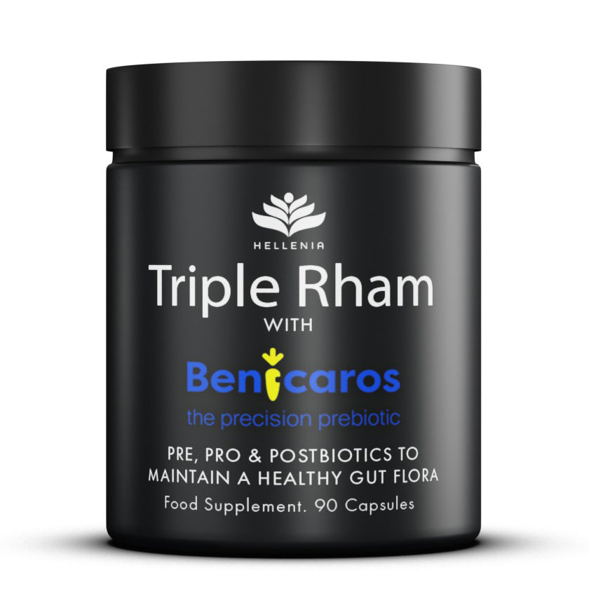 Triple Rham with Benicaros® - 90 Capsules – Hellenia Healthfoods