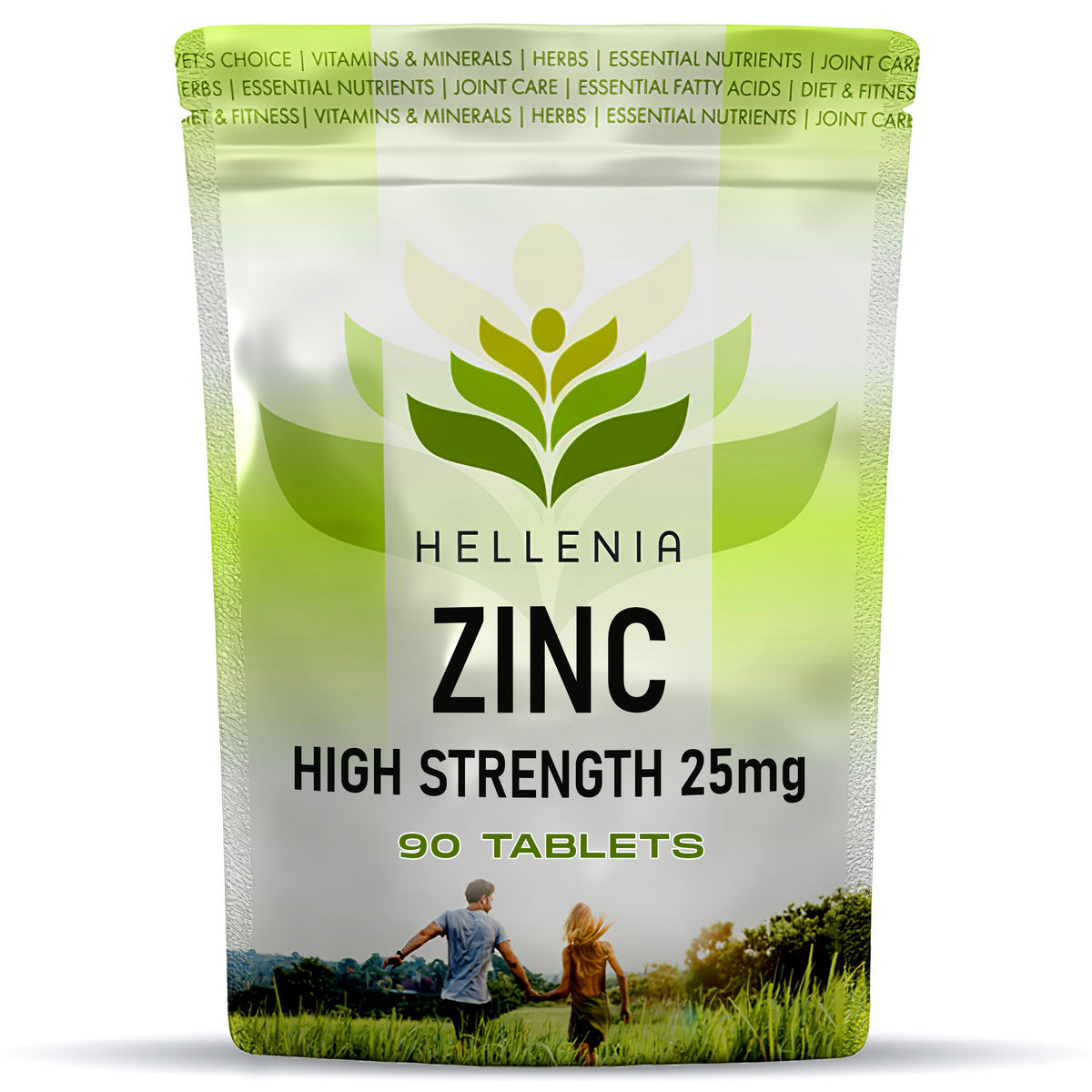 Zinc 25mg Tablets – Hellenia Healthfoods
