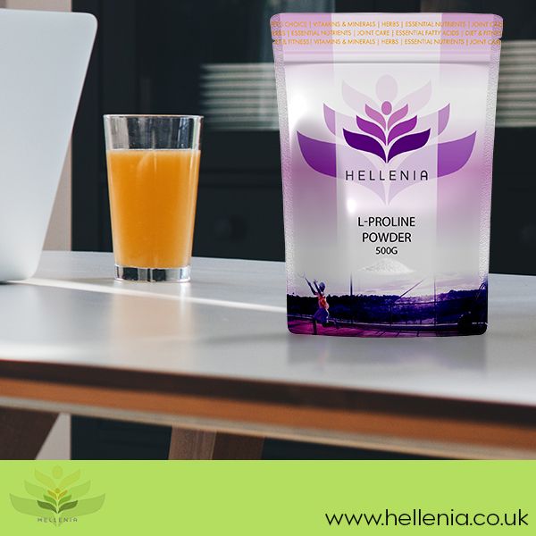 L-Proline Powder 500g – Hellenia Healthfoods