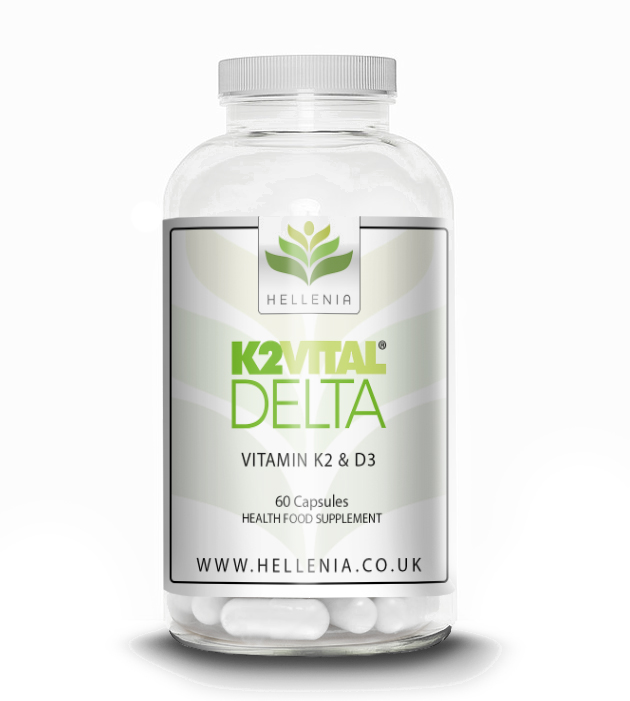 Vitamin K2 VITAL® DELTA & Vitamin D3 Vegan Capsules – Hellenia Healthfoods